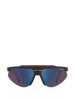 Carrera Eyewear Rectangle-frame Sunglasses With Logo Detail - Black