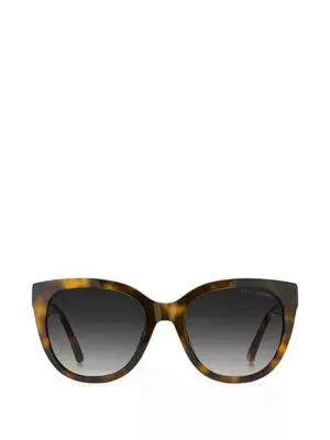 Marc Jacobs Tortoiseshell Effect Cat Eye Sunglasses - Black