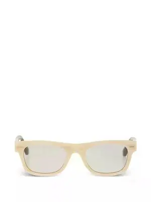 Brunello Cucinelli Acetate Rectangle Frame Sunglasses - Neutrals