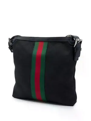 Gucci Gg Techno Canvas Web Messenger Crossbody Bag