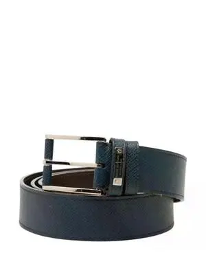 LOUIS VUITTON Taiga Leather Belt - Blue