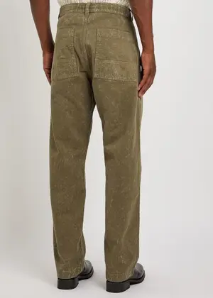 FORET Searcher Straight-leg Cotton Trousers