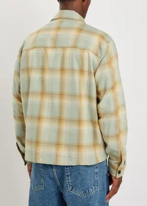 FORET Loft Checked Cotton Overshirt - Multicoloured 1
