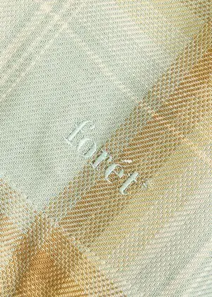 FORET Loft Checked Cotton Overshirt - Multicoloured 1