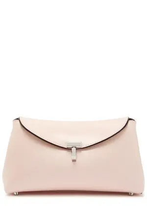 TOTEME Toteme T-Lock Mini Clutch Pink