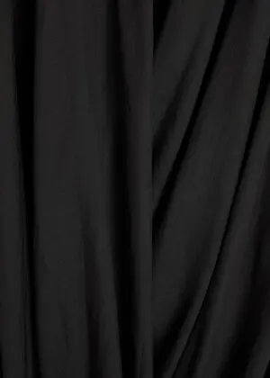 TOTEME Draped Midi Skirt - Black