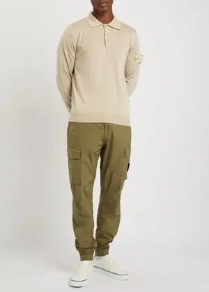 Stone Island Ghost Wool Polo Top