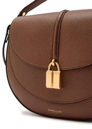DEMELLIER Siena Grained Leather Saddle Bag - Tan