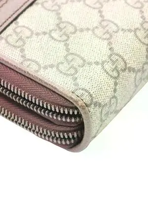 Gucci Ophidia Gg Supreme Web Wallet On Chain Crossbody Bag