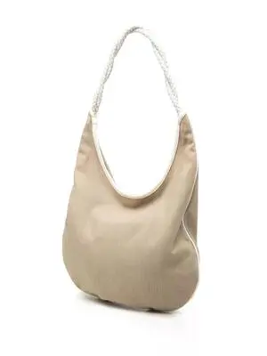 Celine Canvas Turtle Hobo Bag