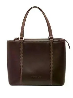 Burberry Leather Handbag - Brown