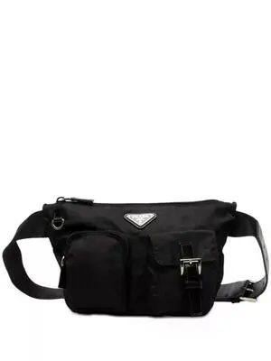 Prada Tessuto Belt Bag - Black