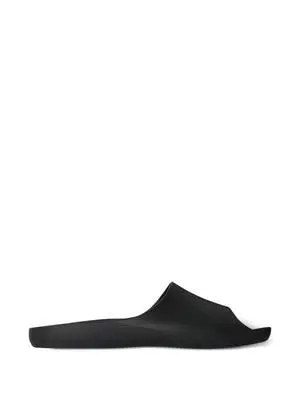 THE ROW Ama Rubber Slide Sandals - Black