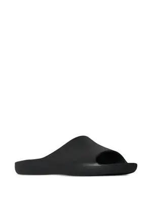 THE ROW Ama Rubber Slide Sandals - Black