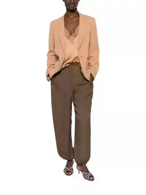 FORTE_FORTE Single-breasted Peak-lapel Blazer