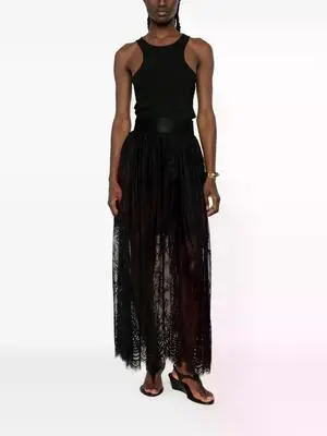 MARC ELLIS Lace Ruffled Skirt