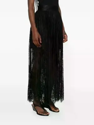 MARC ELLIS Lace Ruffled Skirt