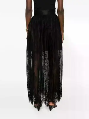 MARC ELLIS Lace Ruffled Skirt