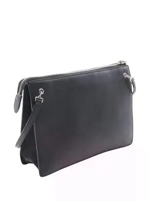 Fendi Leather Shoulder Bag With Embellishments