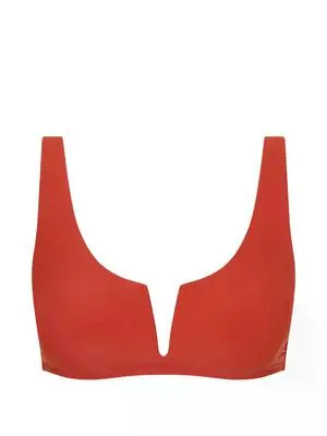 Bondi Born Verona V-wire Bikini Top - Red
