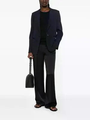 FORTE_FORTE Single-breasted Blazer With Notch Lapel