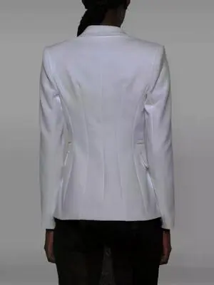 Elisabetta Franchi Notched Lapel Single-breasted Blazer