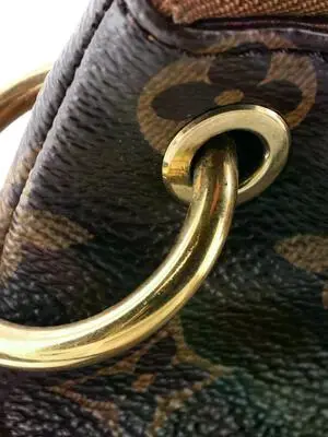 LOUIS VUITTON Pallas Tote Monogram Canvas Leather Shoulder Bag - Brown