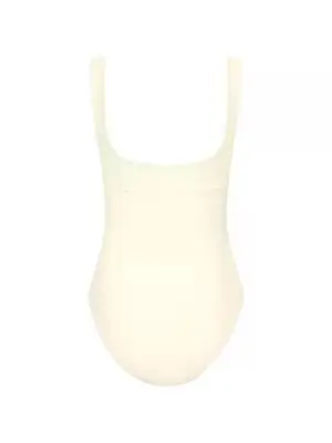 Bondi Born Square-neck Sleeveless One Piece Swimsuit - Neutrals