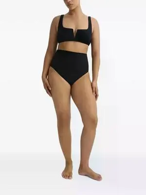 Bondi Born High-waisted Bikini Bottoms - Black
