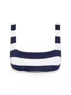 Bondi Born Aria Striped Bikini Top - Blue