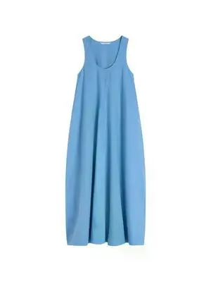 Bondi Born Avila Cocoon Maxi Dress - Blue