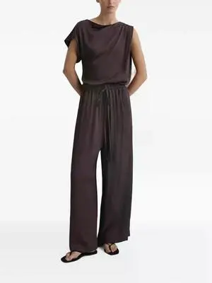 Bondi Born Ardea Hammered Satin Wide-leg Trousers