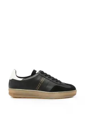 Liviana Conti Panelled Logo Detail Sneakers - Black