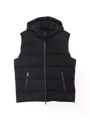 Paul & Shark Zip-fastening Hooded Gilet - Blue