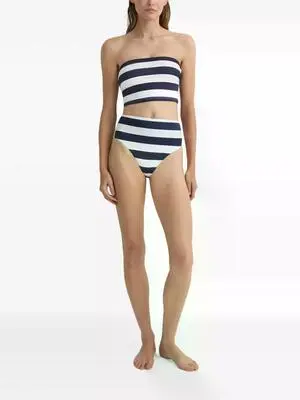 Bondi Born High-waist High-cut Bikini Bottoms - Blue