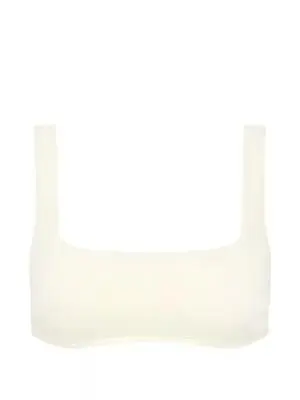 Bondi Born Aria Square-neck Bikini Top - Neutrals