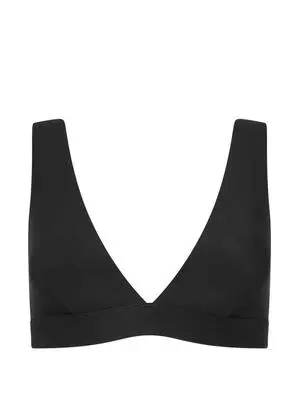 Bondi Born Plunge Bikini Top - Black