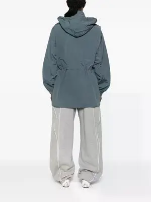 Kenzo Drawstring Hem Hooded Parka Coat