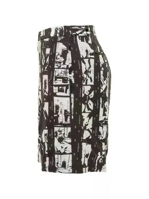 Givenchy Photographic Print Tailored Shorts