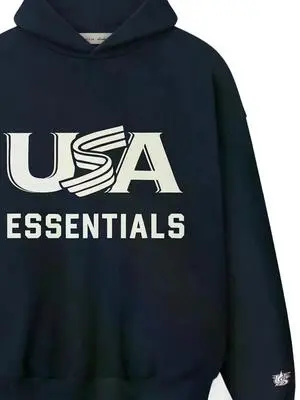 Fear Of God Usa Logo Hoodie