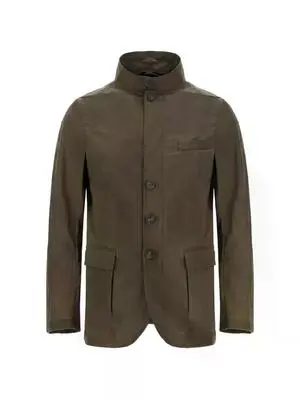 Herno High-neck Button-up Jacket - Green