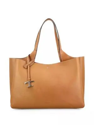 TOD'S Timeless Pendant Shoulder Bag - Neutrals