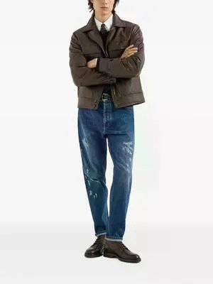 Brunello Cucinelli Nappa Leather Thermore® Padded Outerwear Jacket