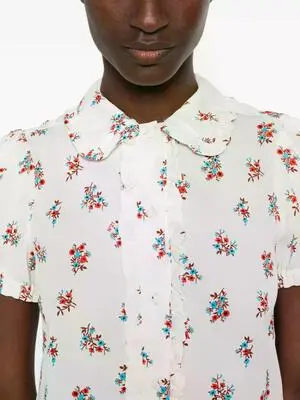 N°21 Floral Print Puff Sleeve Blouse