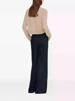 ANINE BING Joye Cardigan In Stone Melange - Neutrals