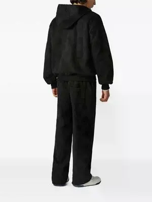 Casablanca Monogram-print Zip-up Hoodie