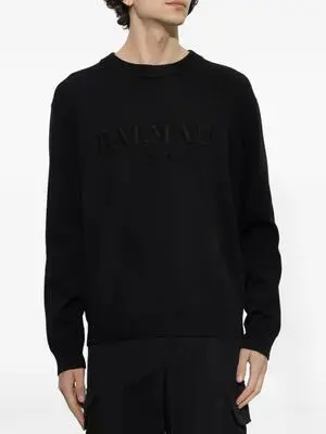 Balmain Monogrammed Bomber Jacket