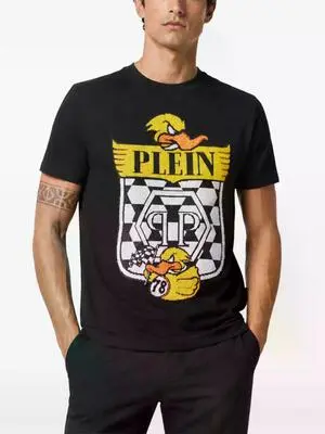 Philipp Plein Jersey T-shirt Plein Duck Check