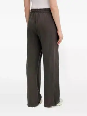 P.E Nation Logo-embroidered Wide Leg Track Pants - Grey