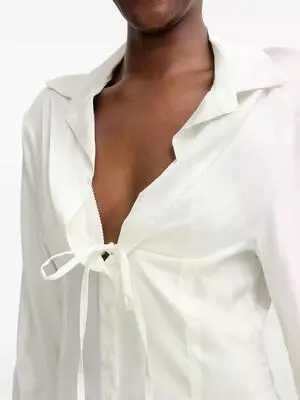 SILVIAN HEACH Spread Collar Button-down Mini Dress